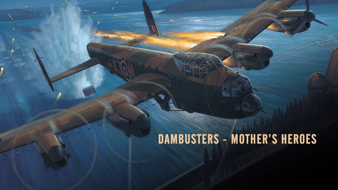 Dambuster Box Art Painting Timelapse - Acrylic Painting Demonstration ...
