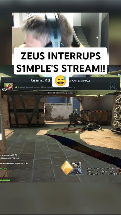 ZEUS INTERRUPS S1MPLE'S STREAM!! 😅 - YouTube