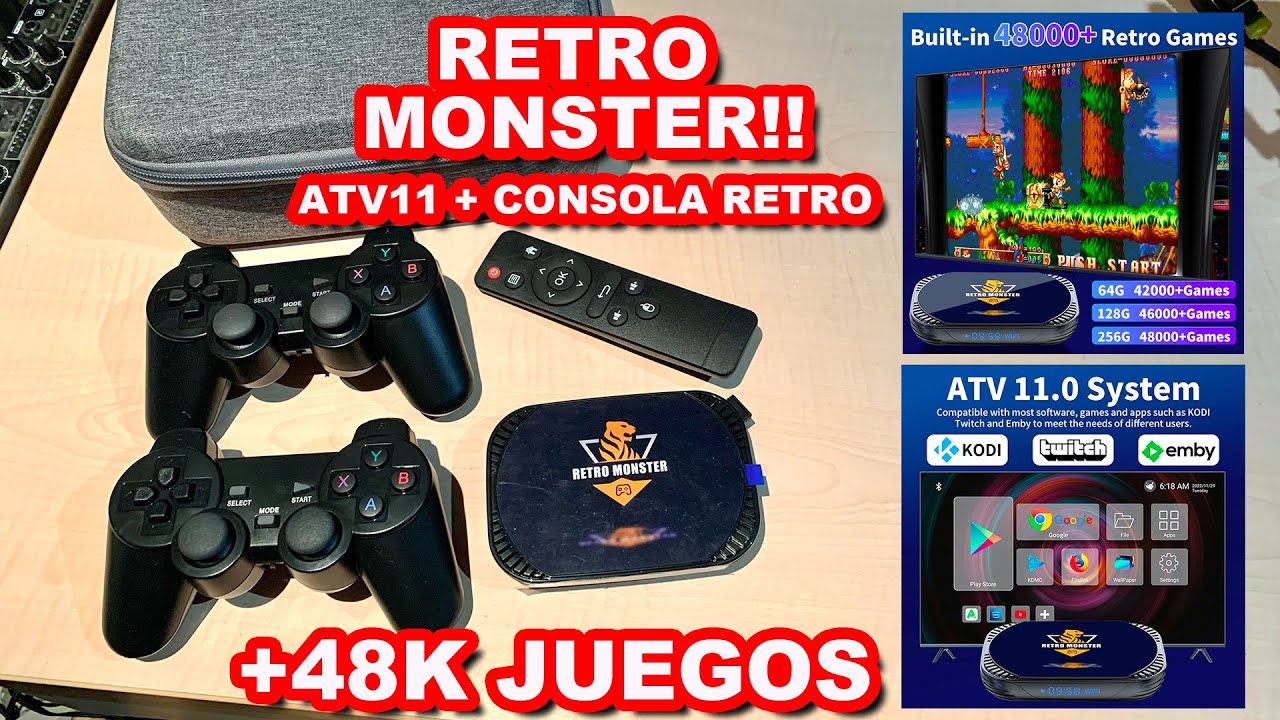 RETRO MONSTER!! LA BESTIA DEL RETRO + ATV11 👾RETROPLAYERS👾 - YouTube