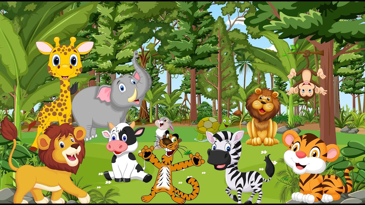 Animal sounds cow, leopard, camel, wolf, elephant, sheep Herbivores ...
