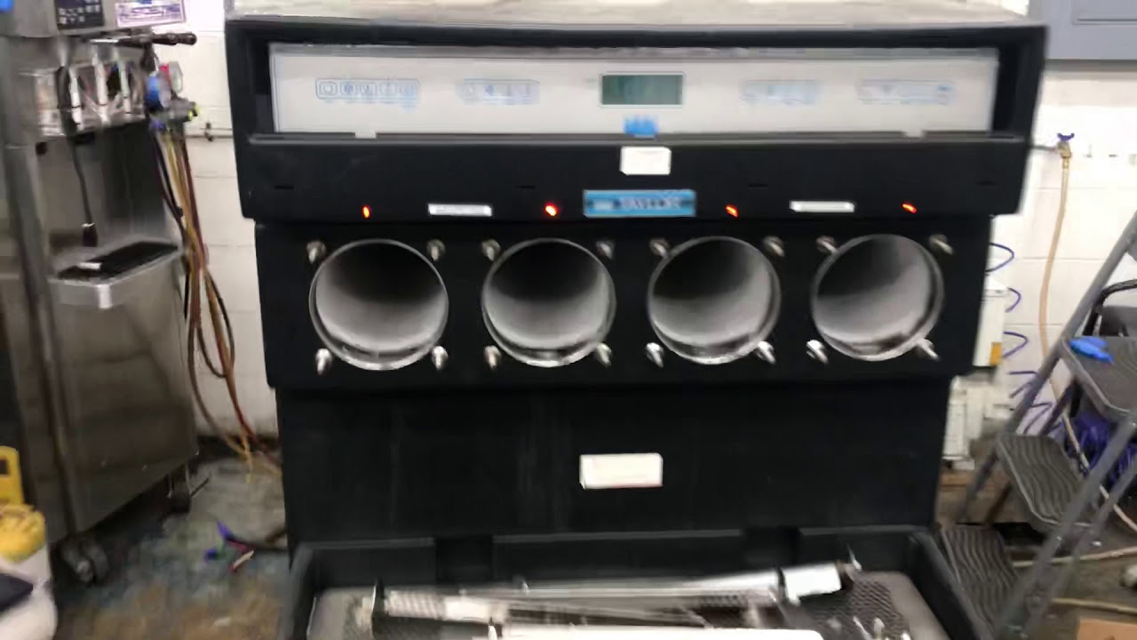 Mix Test: Taylor 349 Single Phase Air Cool Frozen Dessert Machine - YouTube