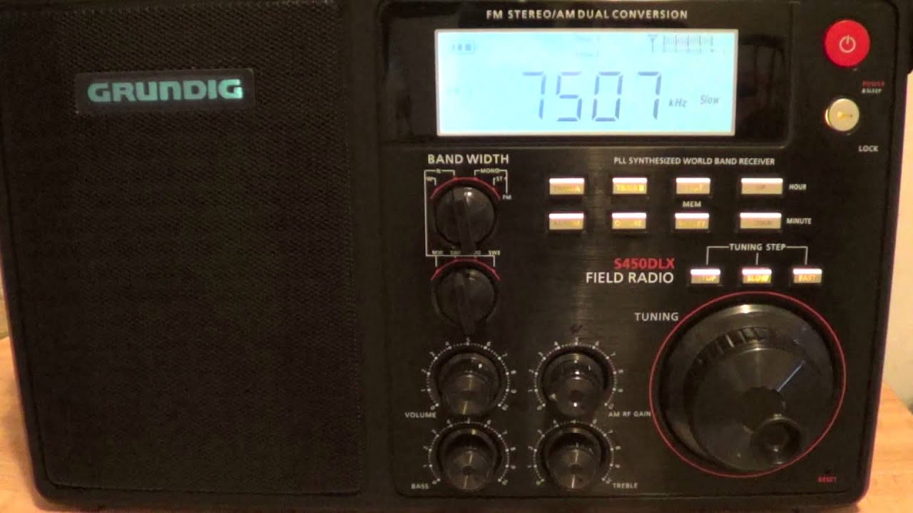 WRNO 7507 KHz Shortwave on Grundig S450DLX - YouTube