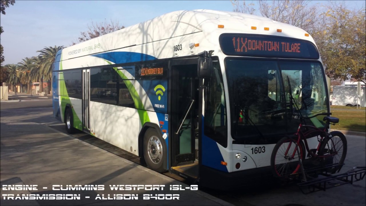 Visalia Transit Gillig BRT Plus #1603 - YouTube