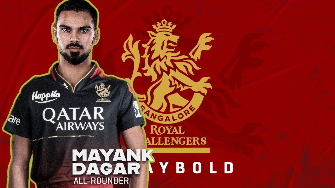 Mayank Dagar || batting || bowling || filding || rcb new allrounder ...