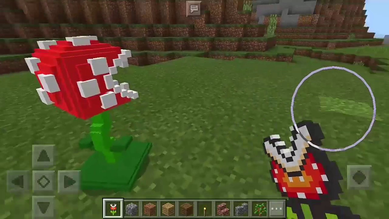SUPER MARIO NO MINECRAFT PE! - ADDON #2 - YouTube