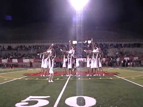 SRV Monte Vista Game JV Varsity POM Cheer 2010 - YouTube