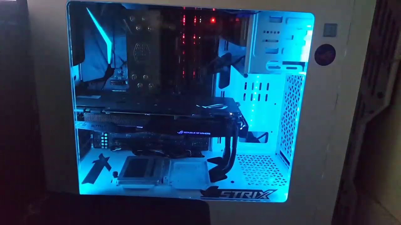 Asus aura sync rig Sound sync - YouTube