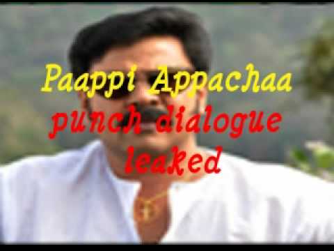 Paappi Appacha punch dialogue leaked - YouTube