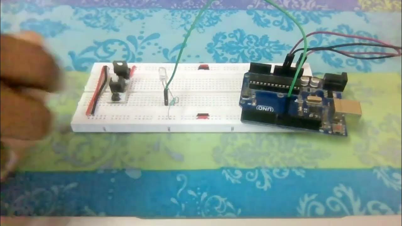 LED glow with Arduino - YouTube