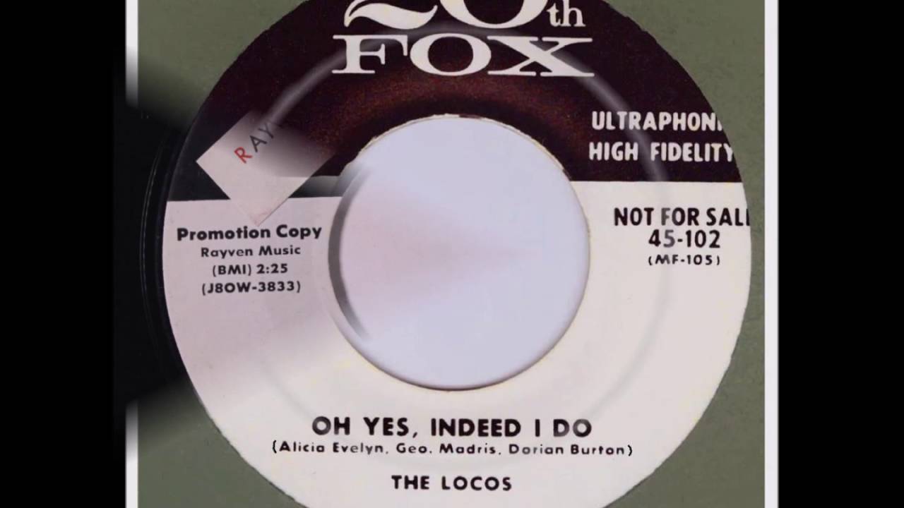 LOCOS - OH YES INDEED I DO / PROFESSOR LOCO - 20TH FOX 102 - 1958 - YouTube