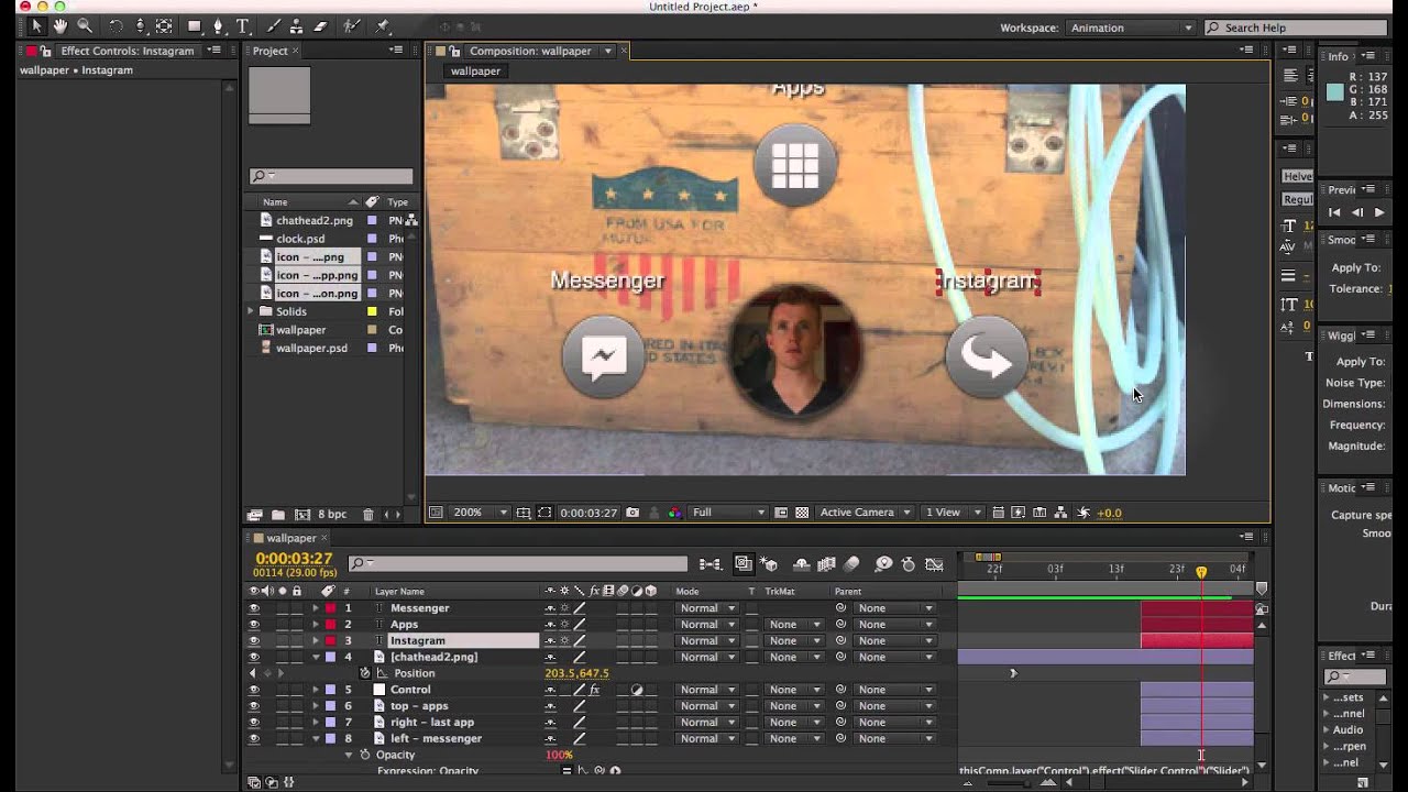 AE UX 3: Parenting - UI animation design and prototyping in After ...