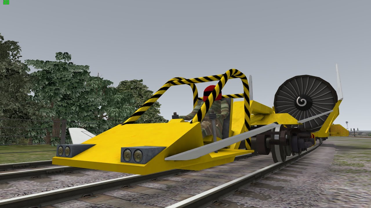 Jet Train speed test 1 (Train Simulator 2015) LOCO TV UK - YouTube