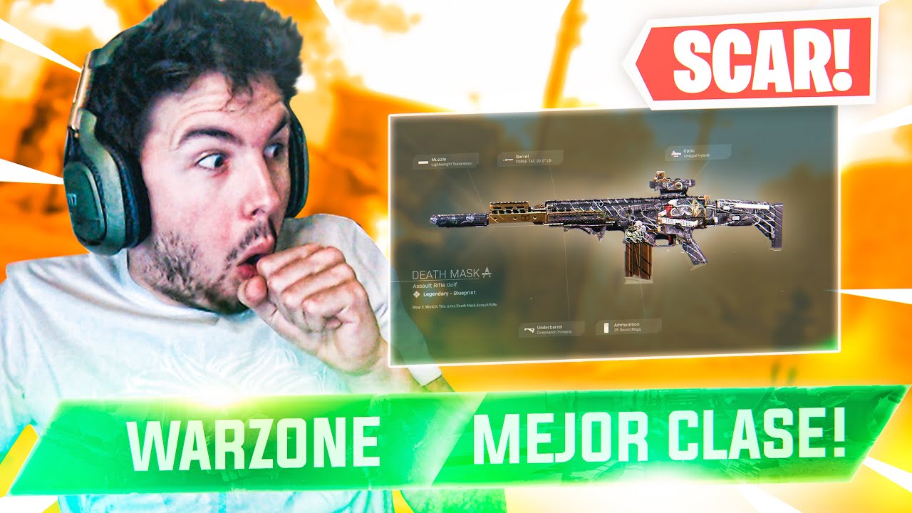 MEJOR Clase con SCAR en WARZONE (MUY BUENA) - YouTube