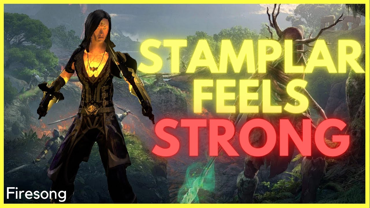 ESO PvP - Stamplar Feels STRONG Build Tutorial [Firesong Chapter] - YouTube