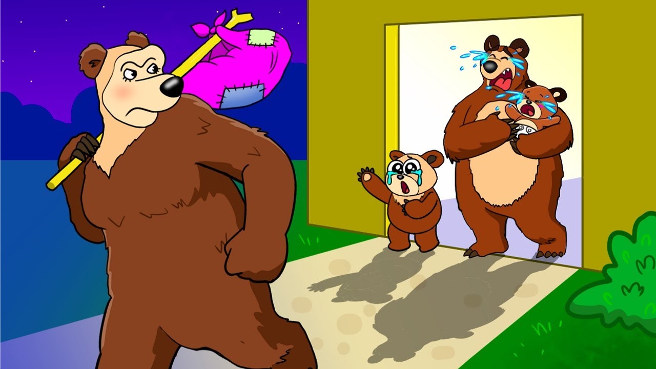 Please Come Back Home, Mummy Bear! | Bear's Life Story | Bear Funny ...