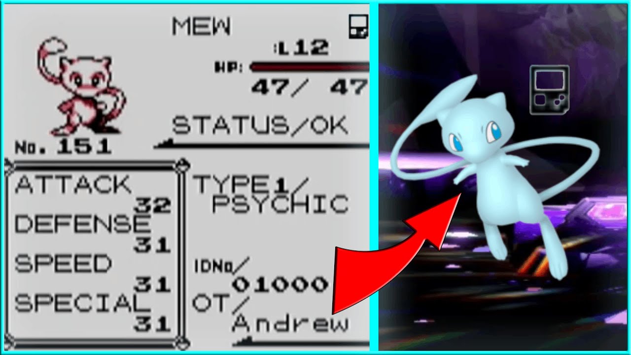 Shiny Gen 1 Mew after 512 SR! - YouTube