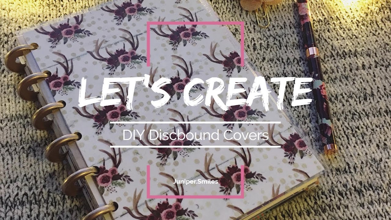 Let's Create: Discbound Planner Covers - YouTube
