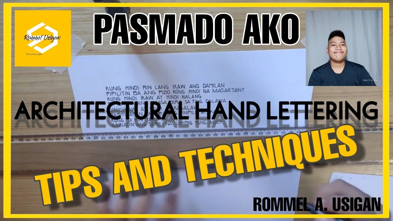 ARCHITECTURAL HAND LETTERING | TUTORIAL - YouTube