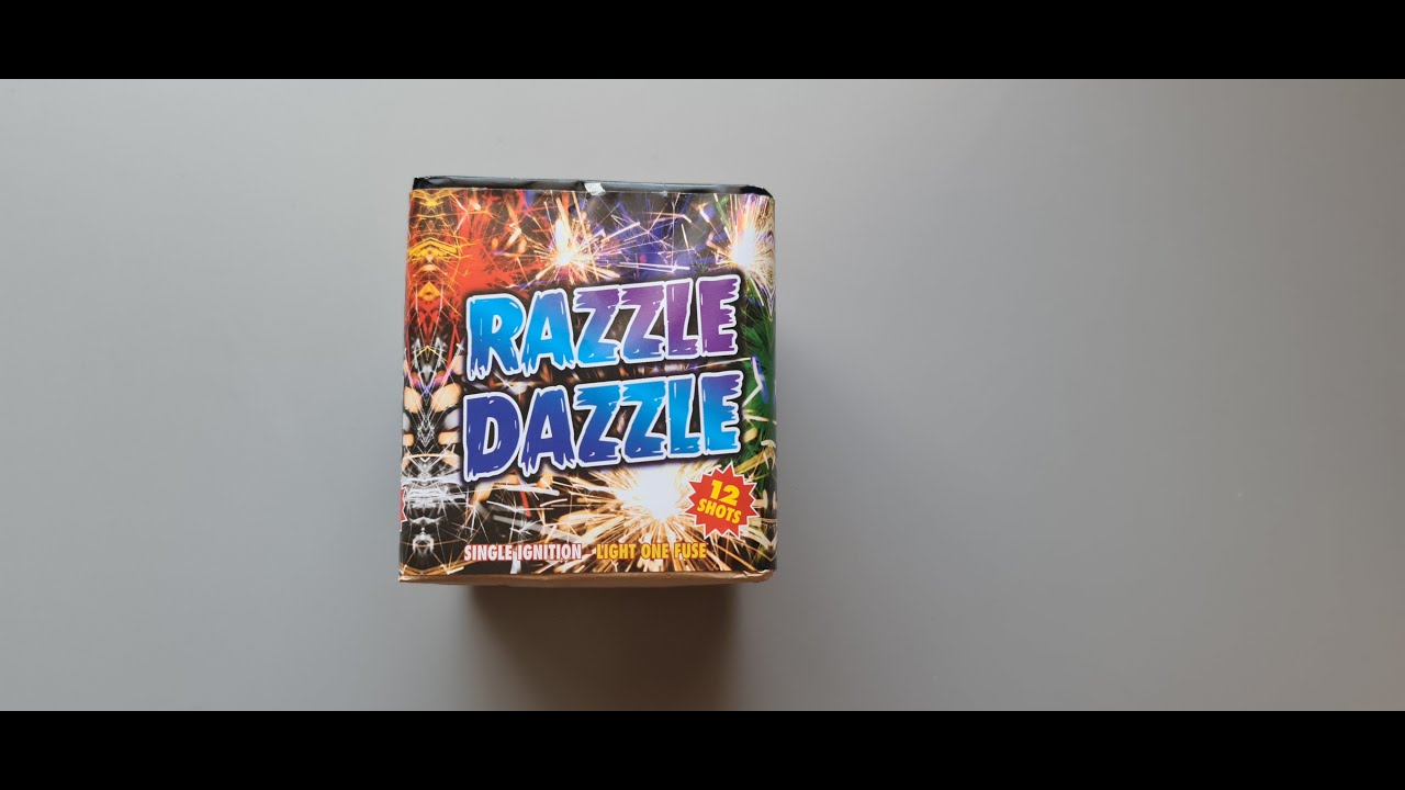 Razzle Dazzle Cake Firework Description Aldi 2024 BFN - YouTube