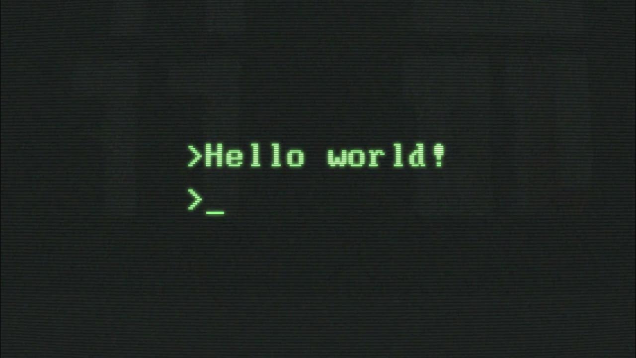 Hello World Programming Background Looped [3 Hours] - YouTube