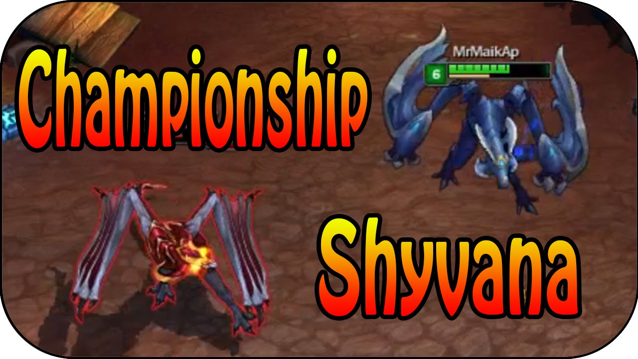 Championship Shyvana Skin Spotlight Pre Release Skin Preview - YouTube