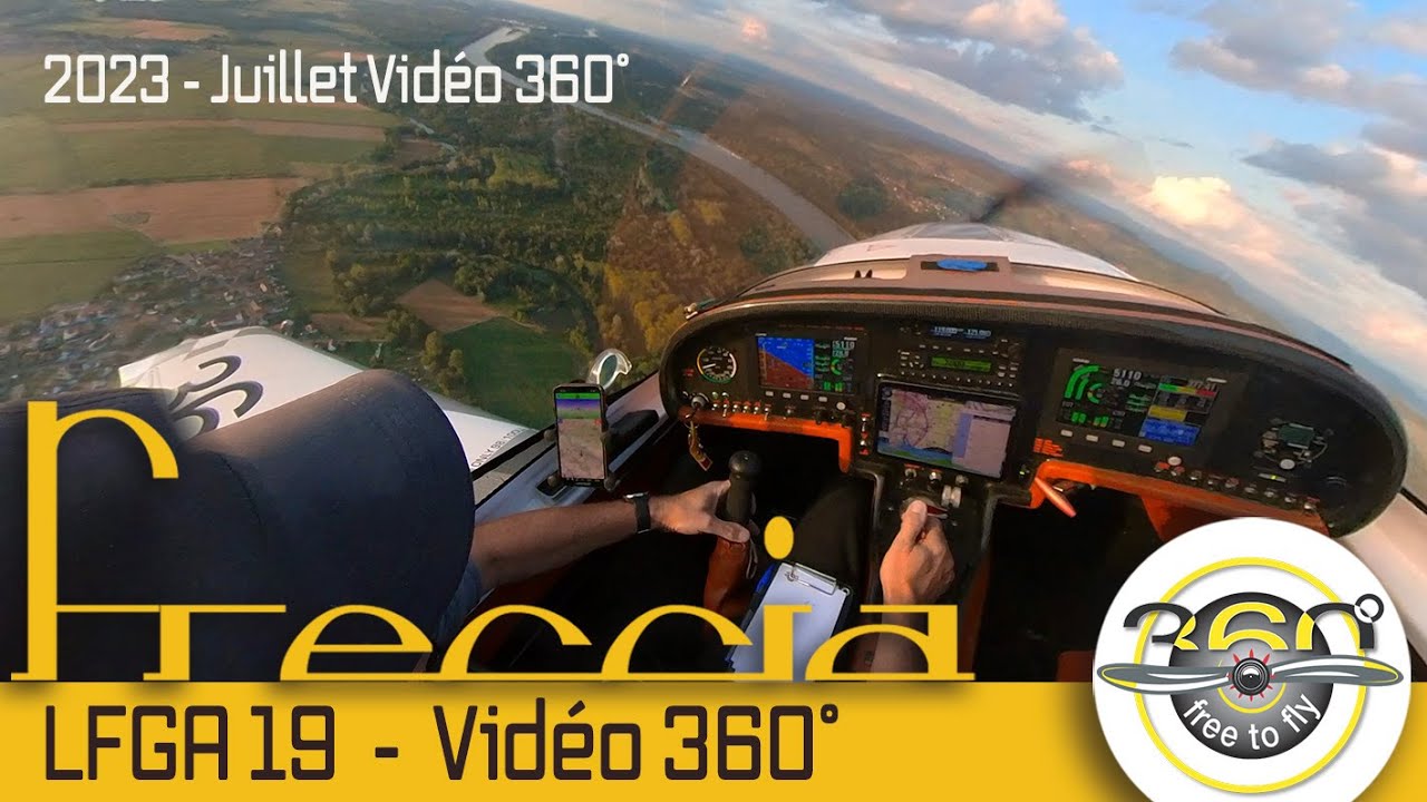Vidéo immersive à 360° LFGA - Piste 19 - Juillet 2023 - YouTube