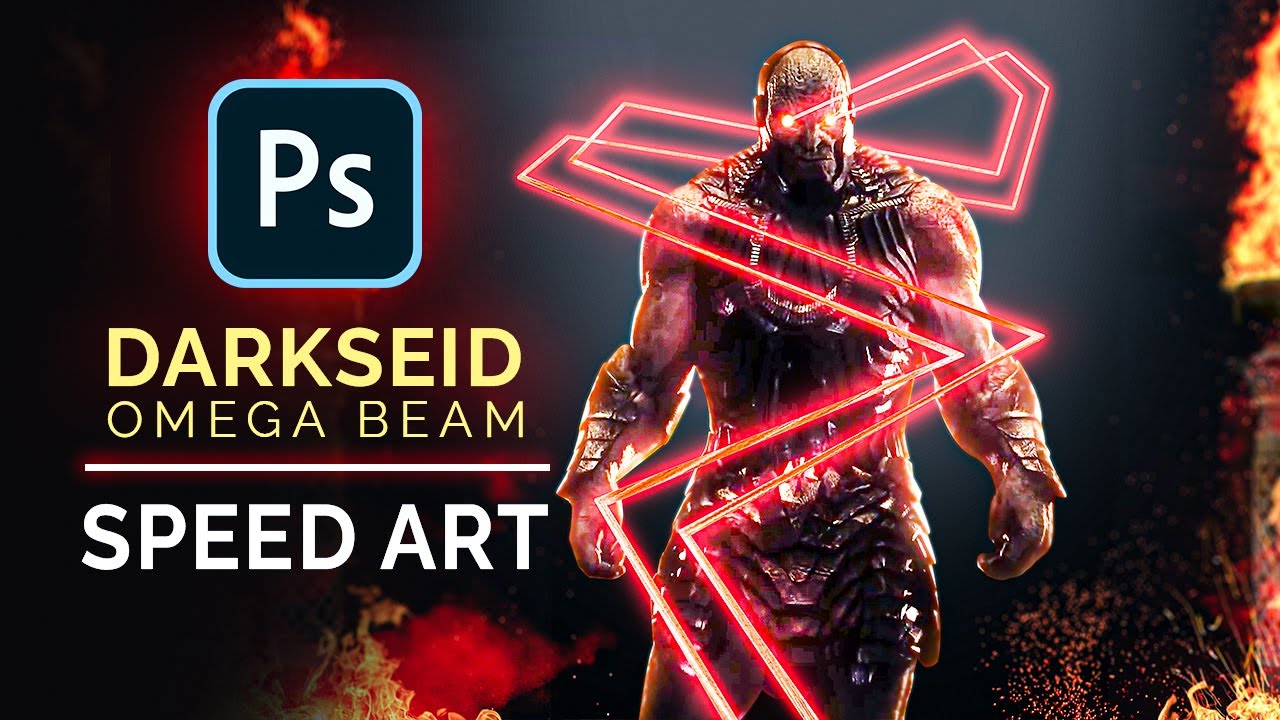 Creating Darkseid Omega Beam Effect in Photoshop - Speed Art - YouTube