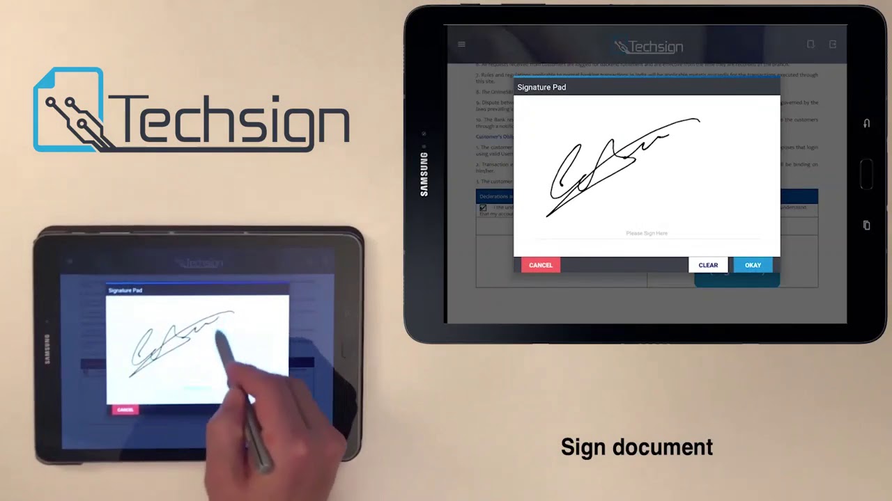 TechSign Biometric Signature Platform 1 min. - YouTube