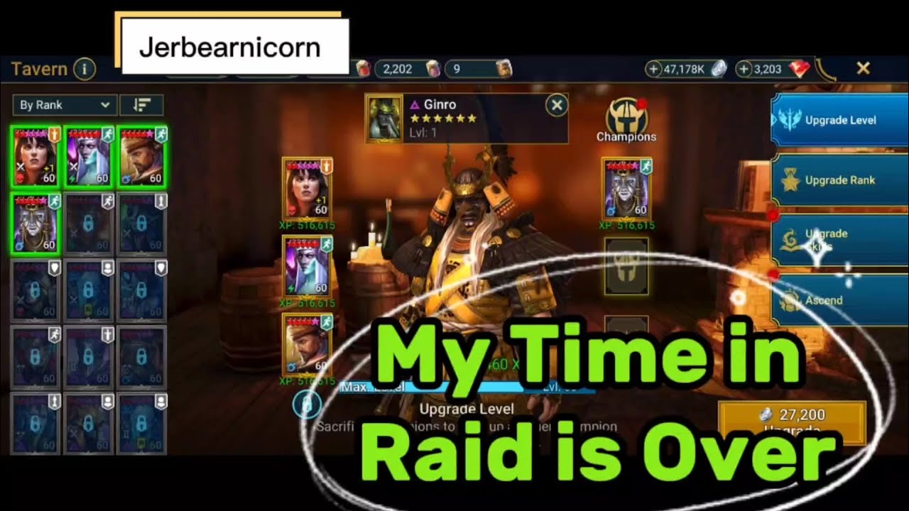 Quitting Raid Shadow Legends - Thank You for All the Support to the ...