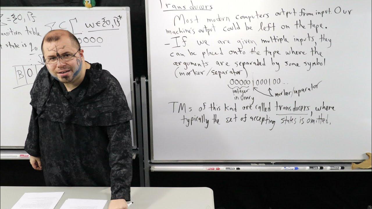 F2021 CS 411/811 Lecture 25 (Turing Machine Design, Transducers, Non-CFL Language TM) - YouTube