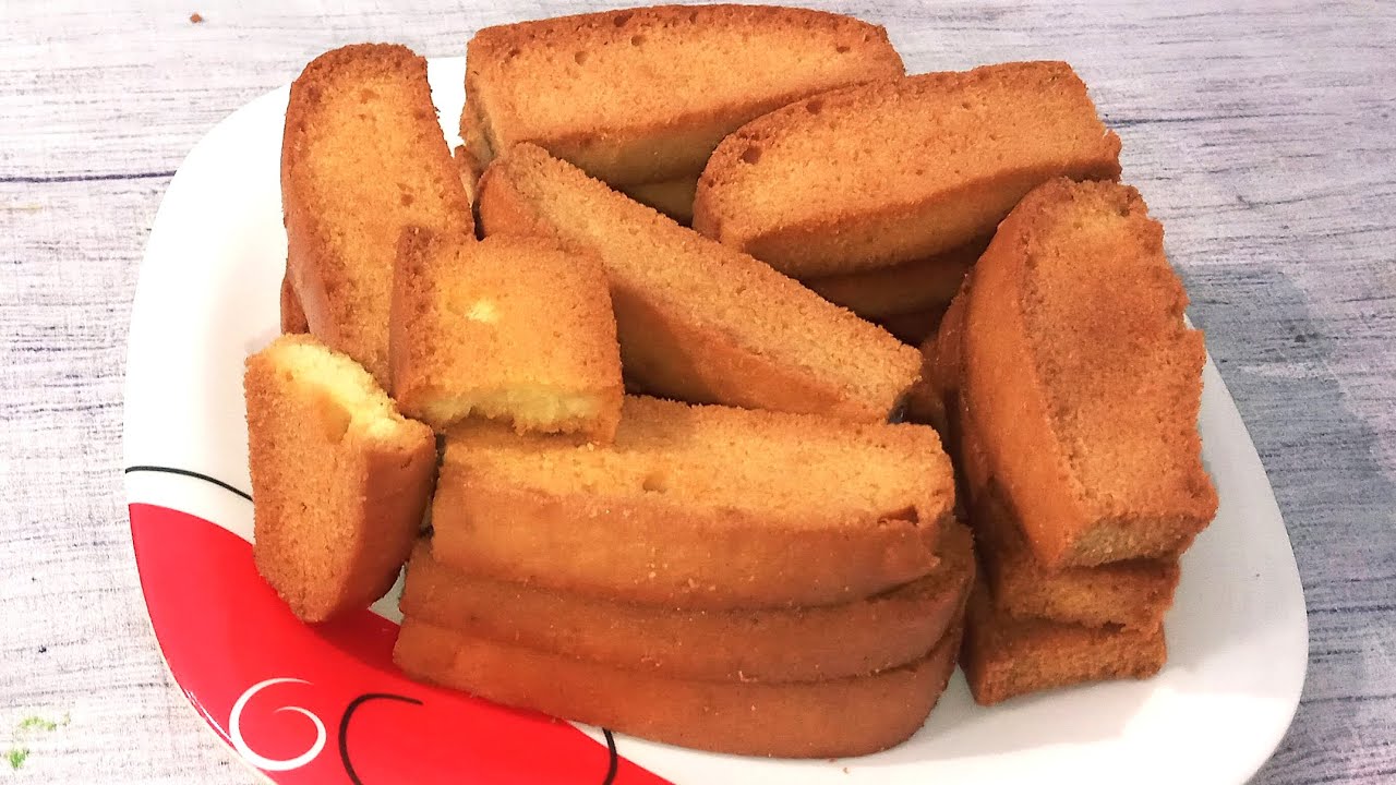 Dry cake recipe | Cake rusk recipe | Bakery style Microwave dry cake ...