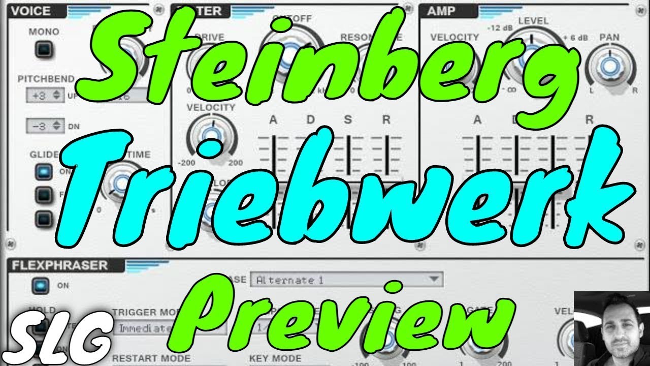 Steinberg | VST Instruments | Triebwerk | Presets Preview - YouTube