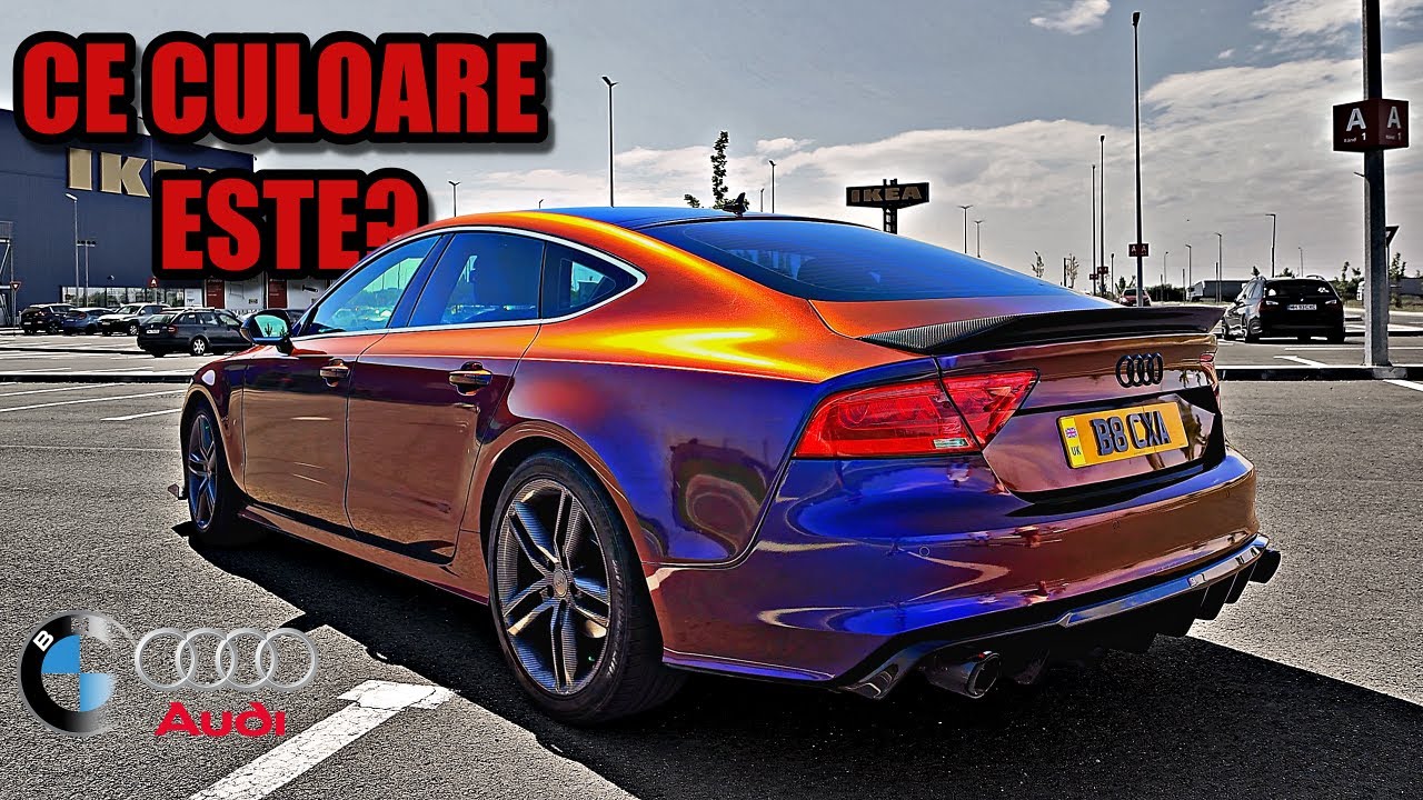 AUDI A7 cu vopsea cameleon - CE CULOARE ESTE DEFAPT? 🚘🚘 - YouTube