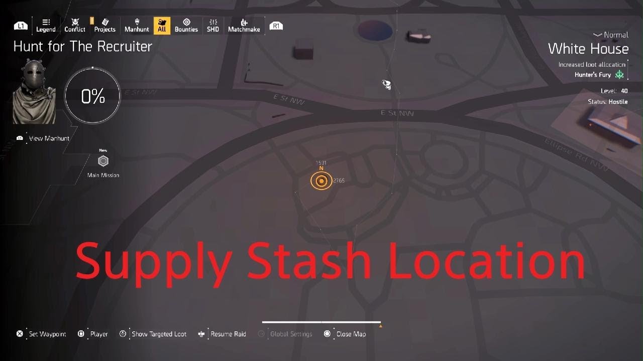 Tom Clancy's The Division 2 - Winter Project - Supply Stash Location ...