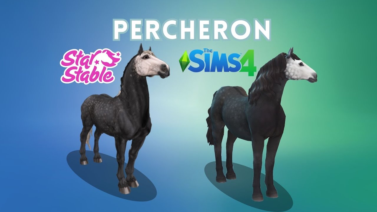 SSO-s lovak a Sims 4-ben: A normandiai hidegvérű! - Percheron | The ...