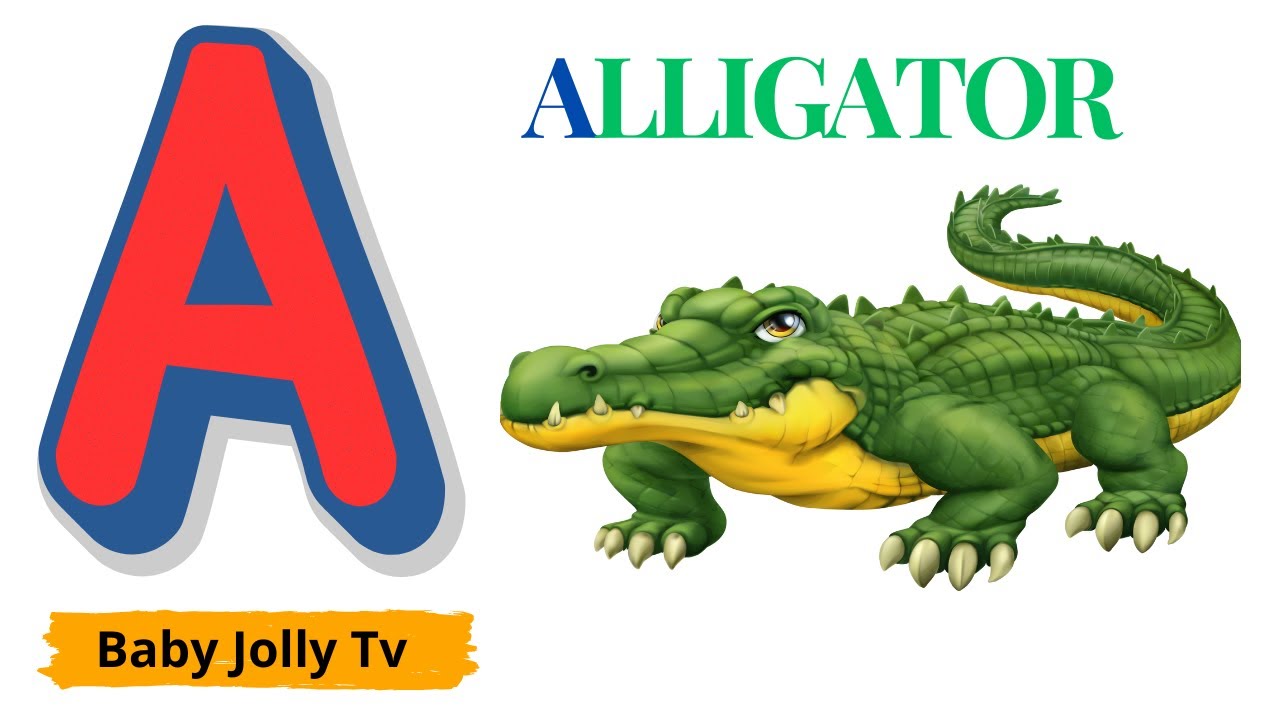 ABC phonics song of three words | A for Alligator | Letters song for ...