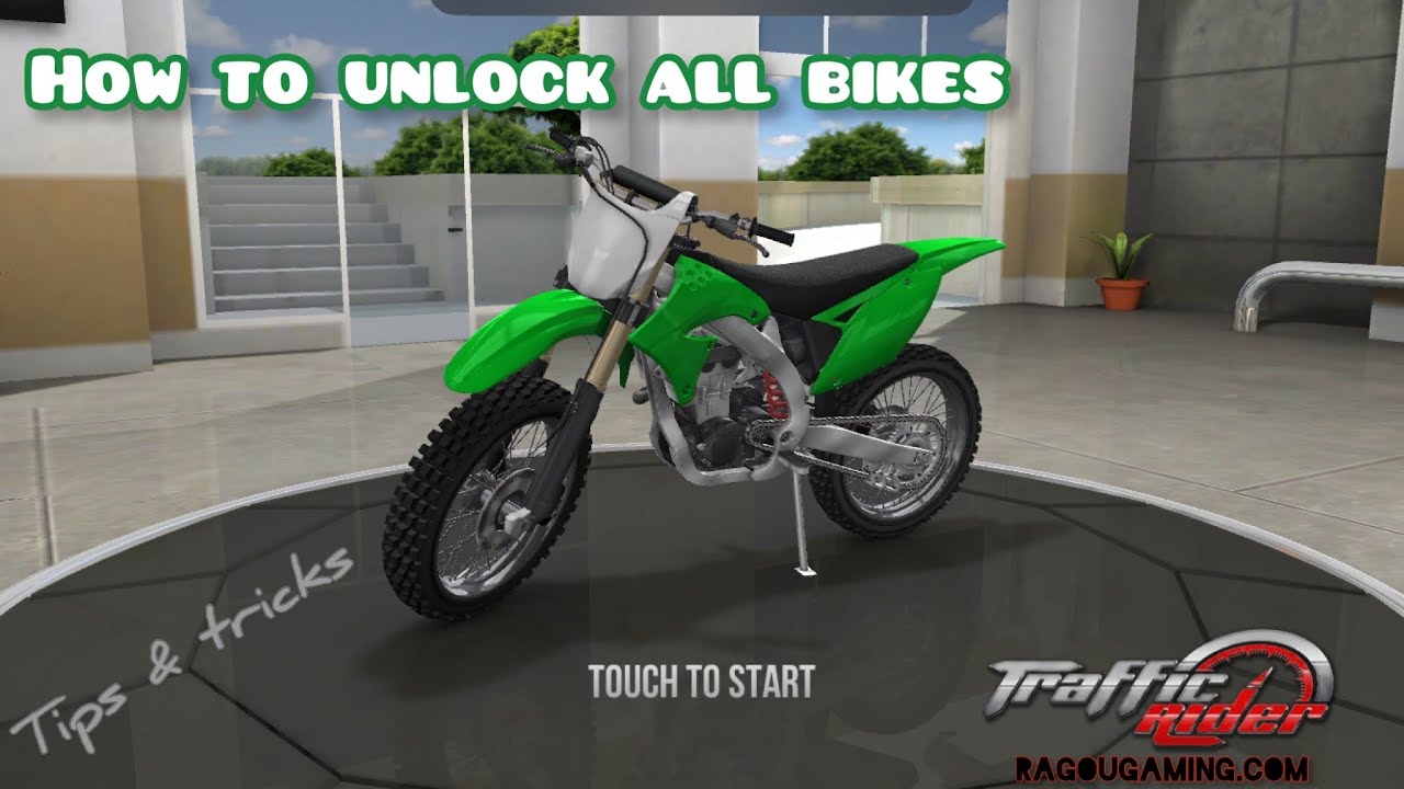 How to unlock all bikes in Traffic Rider - YouTube