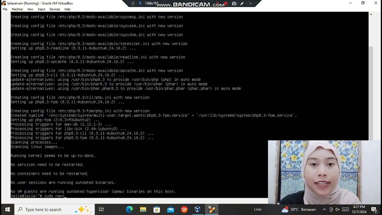 TUGAS 3 ADMINISTRASI SERVER " INSTALASI NGINX DAN PHP-FPM " - YouTube