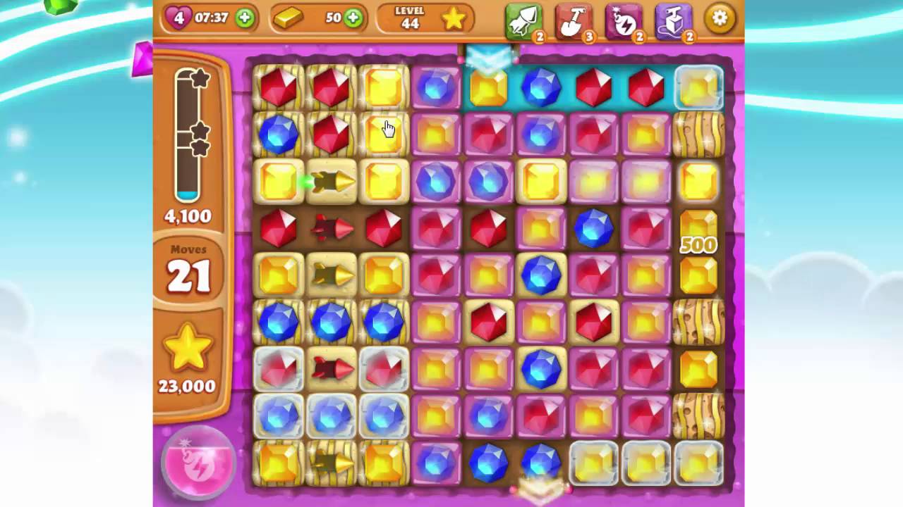 Diamond Digger Saga Gameplay Level 44 - YouTube