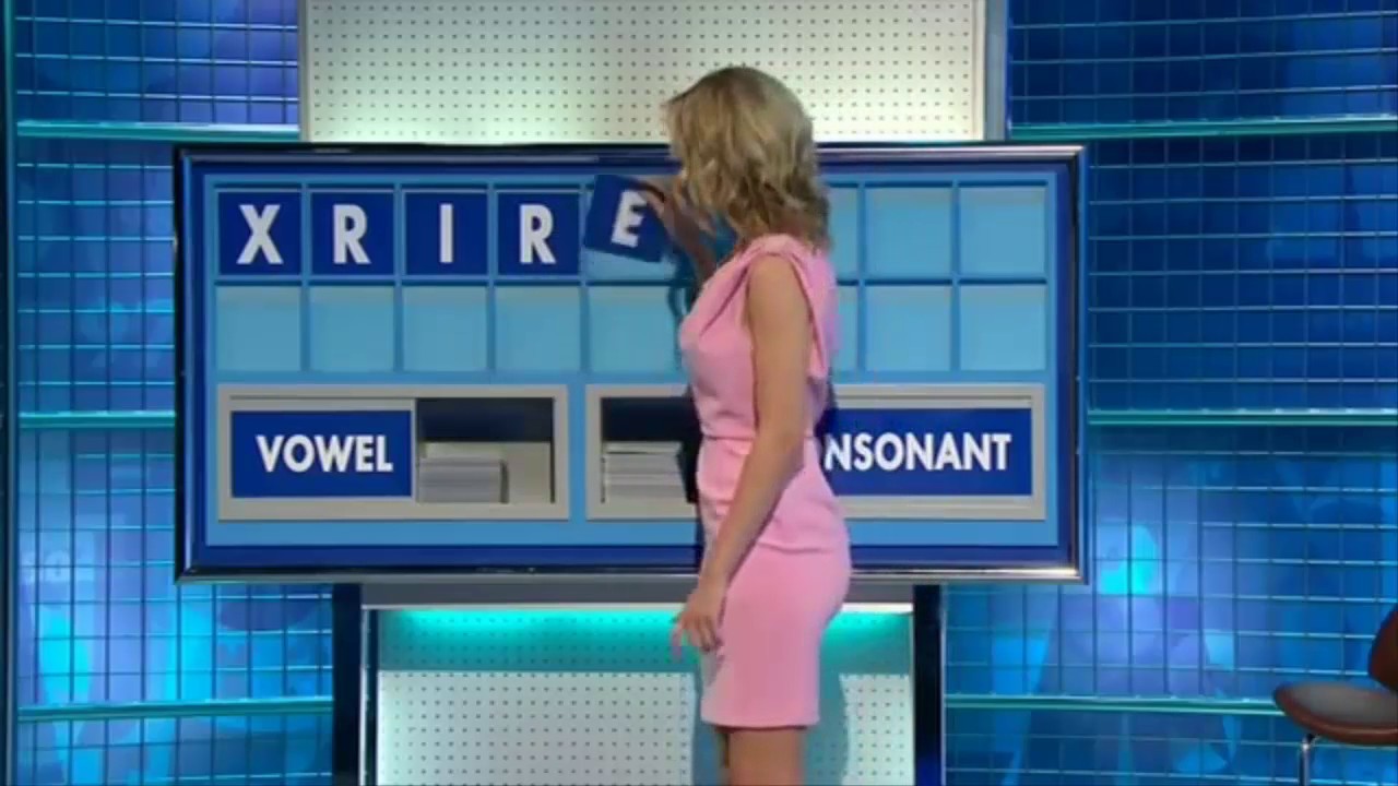 Rachel Riley appears bra less on the show in a sexy pink dress - YouTube