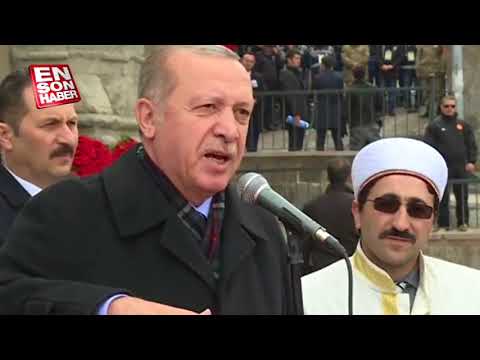 Cumhurbaşkanı Erdoğan şehit cenazesine katıldı