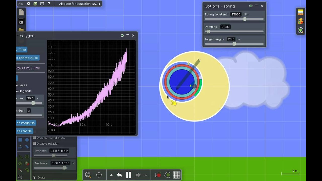 Free Energy Andrei Ermola Device Algodoo Model - YouTube