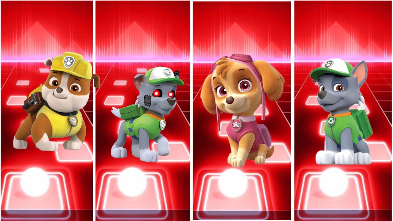 power Patrol tiles hop game edm rush - YouTube