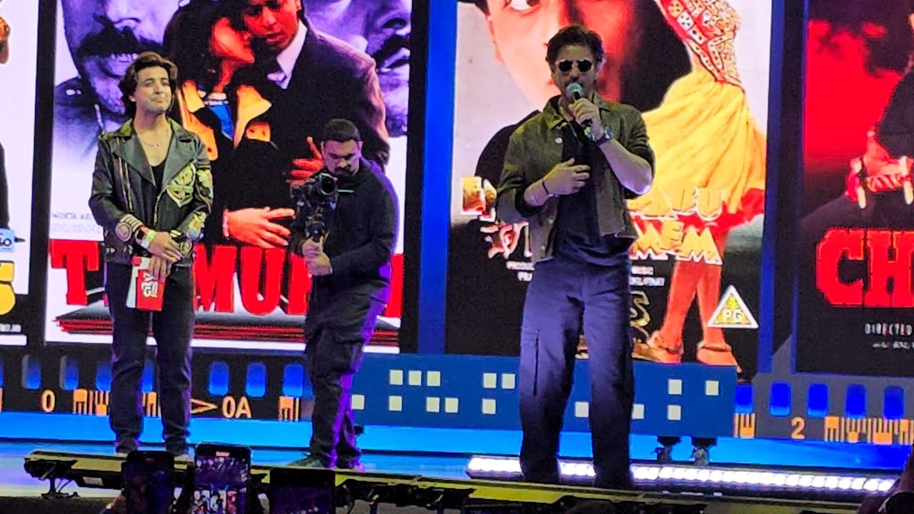 Part 2 - Shah Rukh Khan LIVE at Global Village Dubai 4k - SRK Famous ...