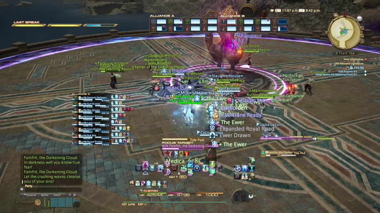 FINAL FANTASY XIV - Famfrit, The Darkening Cloud - Ast POV - YouTube