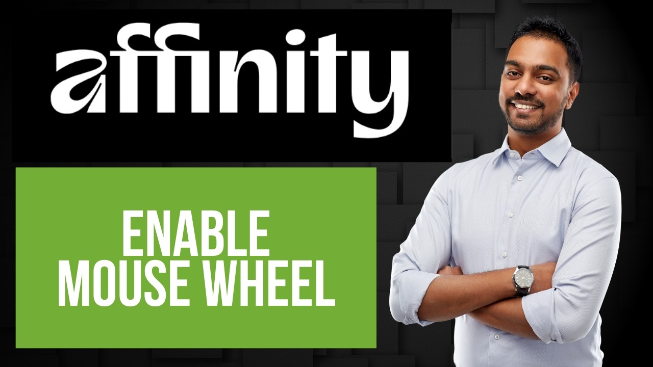 How to Enable Mouse Wheel to Zoom in Affinity Designer | Edit Zoom ...