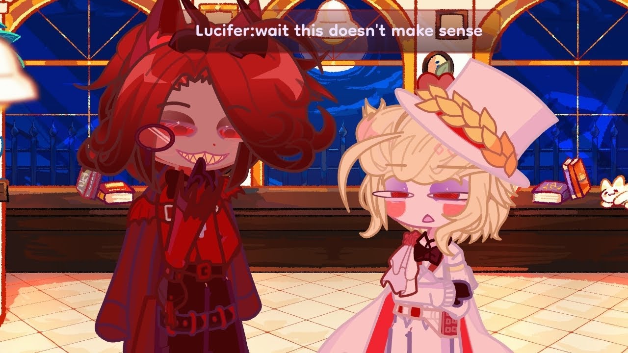 ♣~angels Little Mistake~♠ F Yn Meets Lucifer And Alastor Hazbin Hotel♦ship Youtube