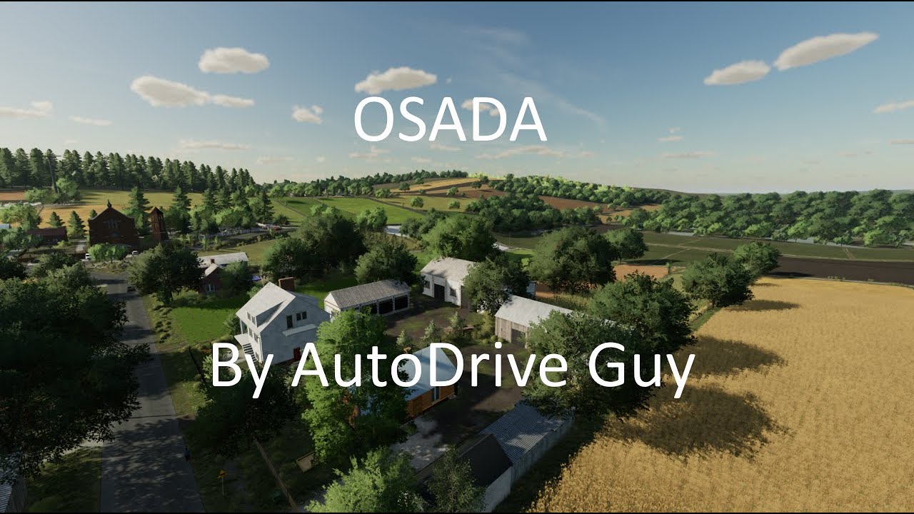 Farming Simulator 22 - Osada AutoDrive - YouTube
