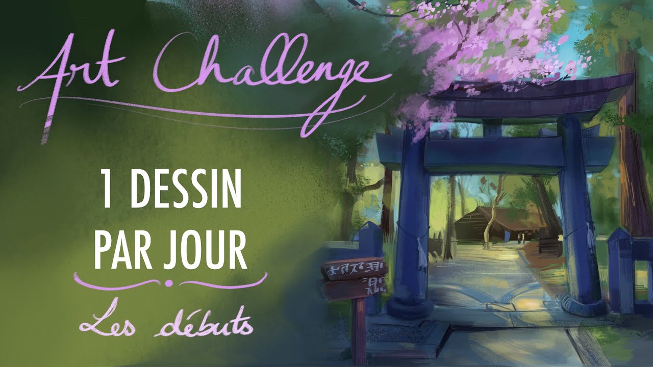 ART CHALLENGE #2 - 6 Mois de dessins quotidien {Les débuts} - YouTube
