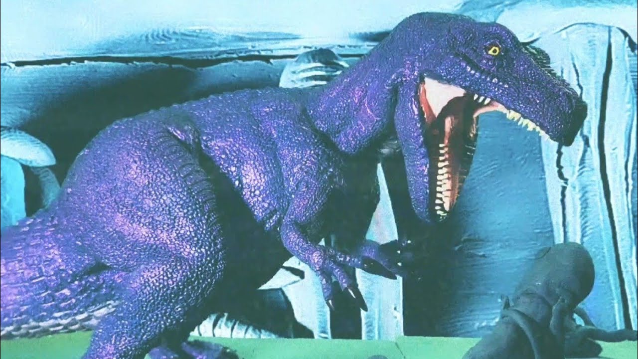 Analog Horror Dinosaur Stop Motion tests - YouTube